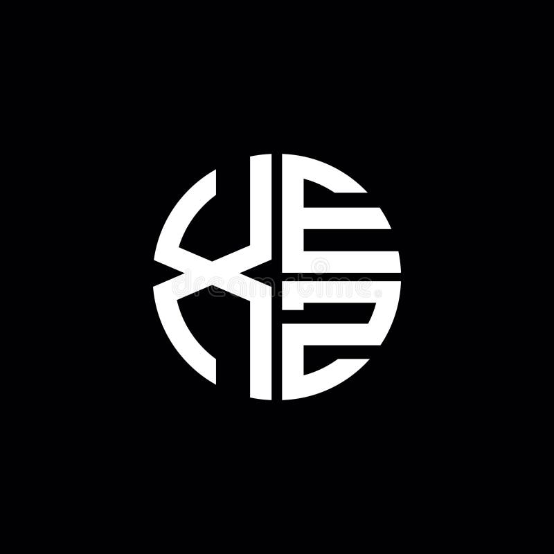 XEZ Logo XEZ Icon XEZ Monogram XEZ Letter Minimalist Circle Flat Unique ...