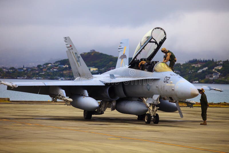 XFA-18 Jet of the U. S. Marine Corps Editorial Stock Photo - Image of ...