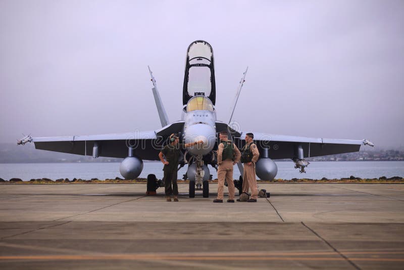 XFA-18 Jet of the U.S. Marine Corps Editorial Stock Photo - Image of ...