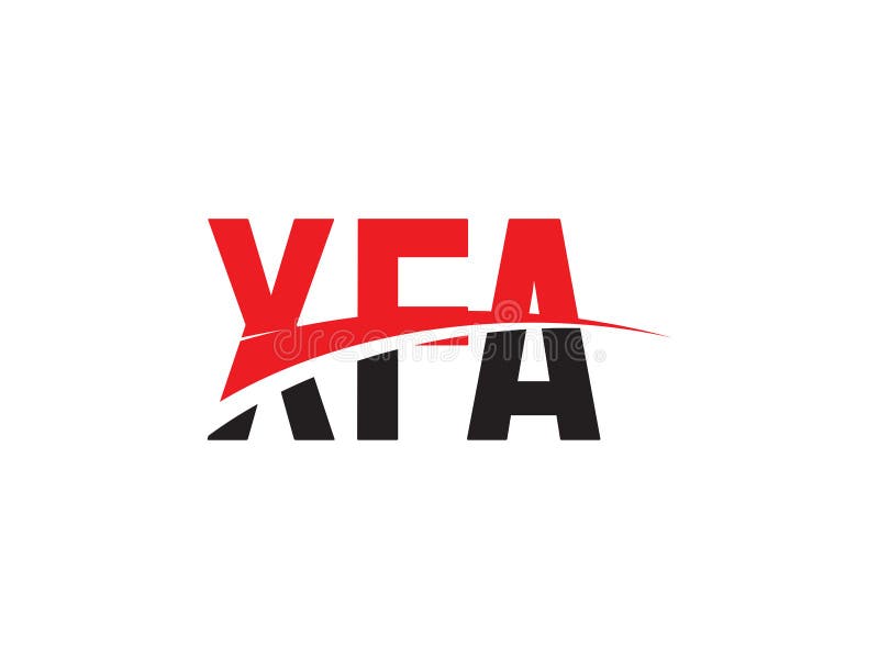 XFA Letter Initial Logo Design Vector Illustration Stock Vector ...
