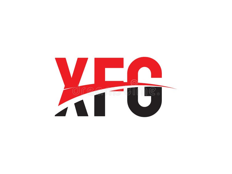 XFG Letter Initial Logo Design Vector Illustration Stock Vector ...