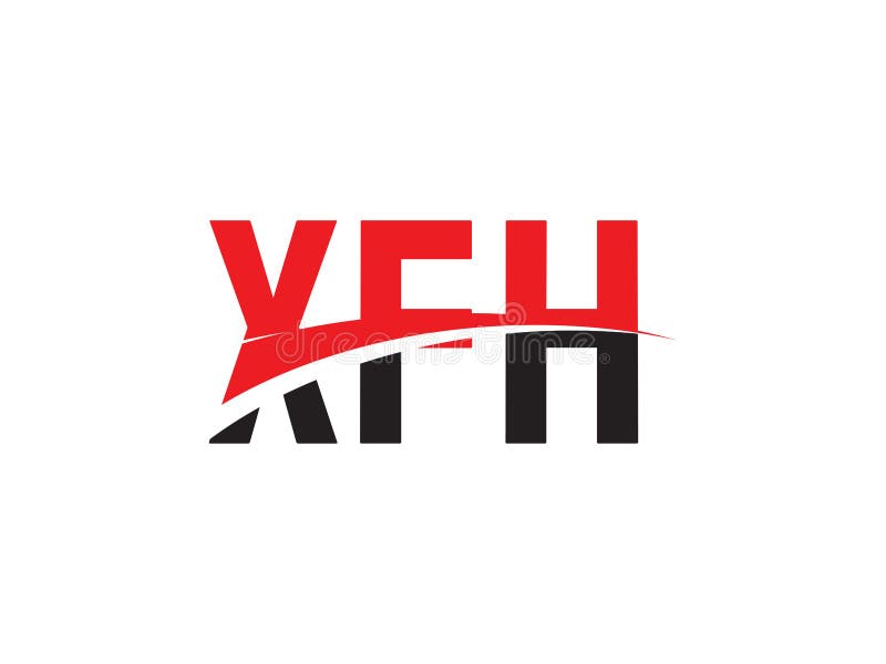 XFH Letter Initial Logo Design Vector Illustration Stock Vector ...