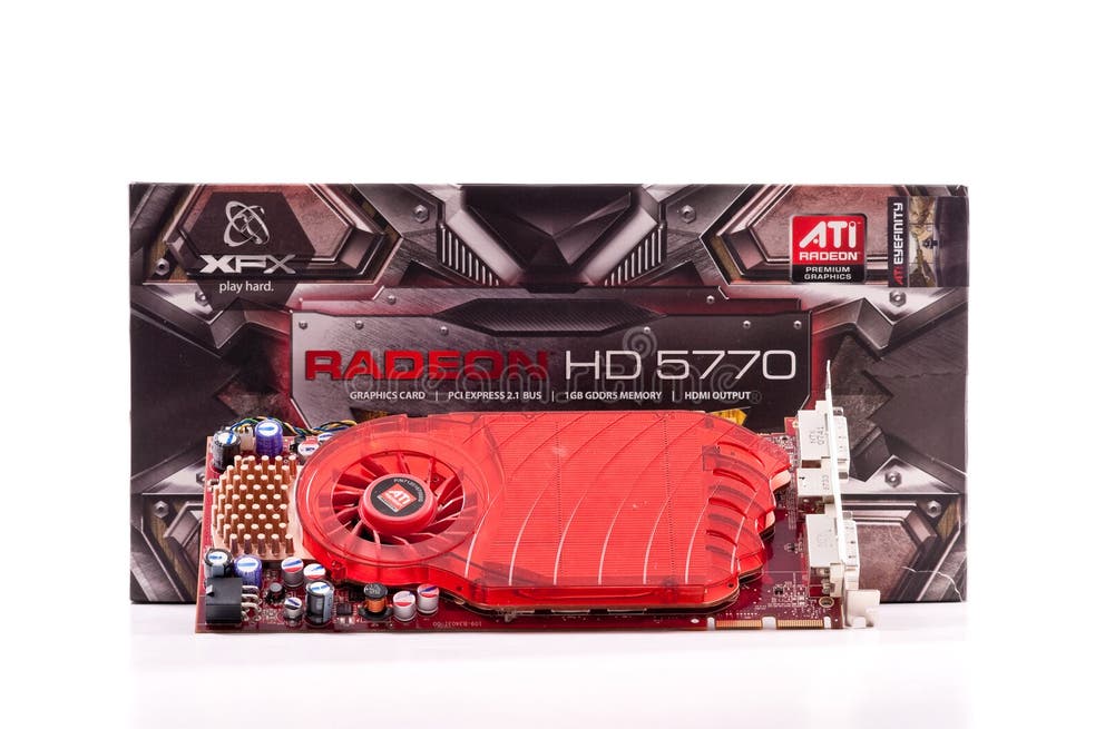 XFX ATI Graphics Card editorial stock photo. Image of electronic - 17930258