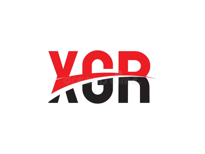 XGR Letter Initial Logo Design Vector Illustration Stock Vector ...