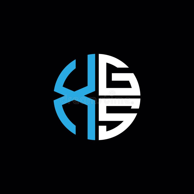 XGS Logo XGS Icon XGS Monogram XGS Letter Minimalist Circle Flat Unique ...