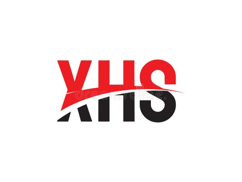 XHS Letter Initial Logo Design Vector Illustration Stock Vector ...