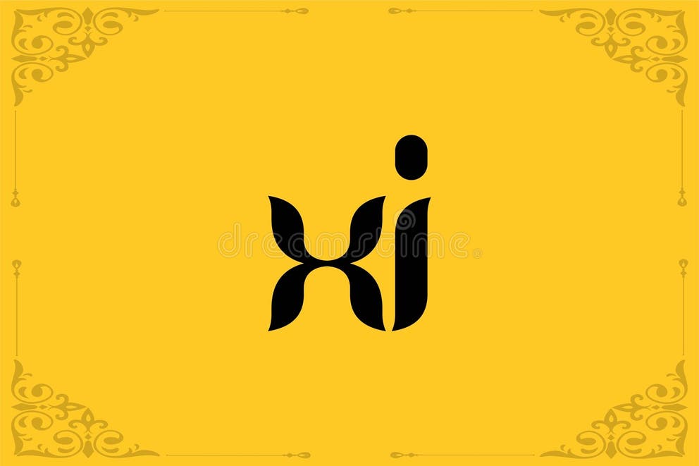XI abstract luxury logo stock vector. Illustration of template - 362196491
