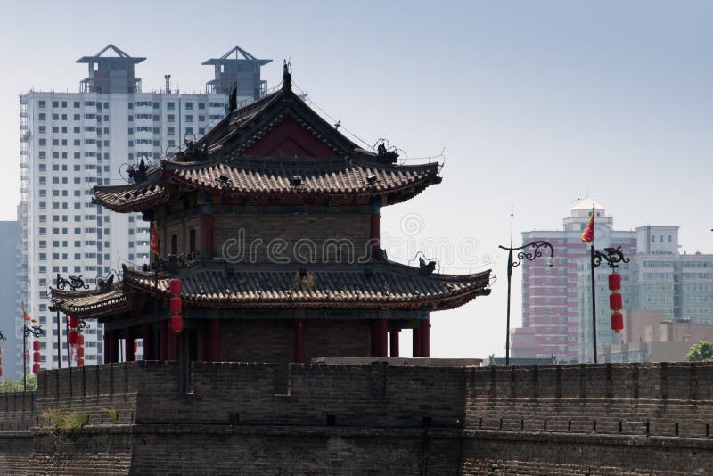 City wall stock photo. Image of ancient, china, monument - 255959340