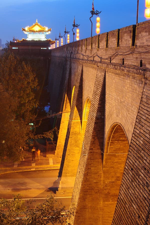 Xian,China stock photo. Image of bridge, famous, china - 6732642