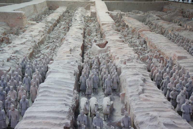 Xian soldiers editorial stock image. Image of statue - 17474874