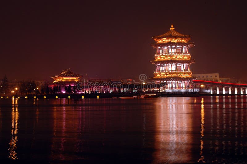 Xian Tang Paradise stock photo. Image of bridge, royal - 3399466