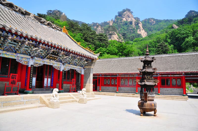 Bomunsa Temple, Jeju Island, South Korea Stock Image - Image of ...