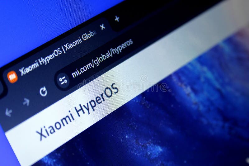 Xiaomi HyperOS Operating System Editorial Photo - Illustration of tech ...