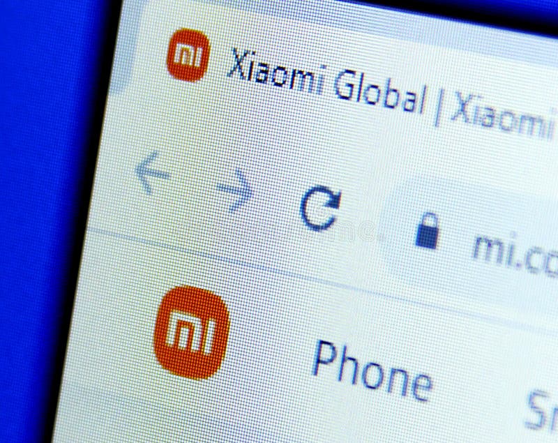 Xiaomi logo editorial photography. Image of famous, network - 298039182