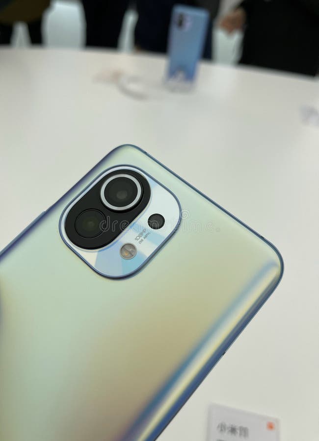 Xiaomi Mi 11 with Three Cameras on the Back Editorial Photo - Image of ...