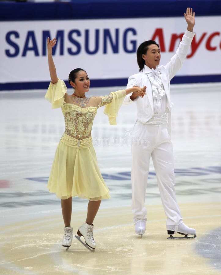 Xiaoyang YU Y Chen WANG (CHN) Imagen de archivo editorial - Imagen de figura, mujer: 11610214