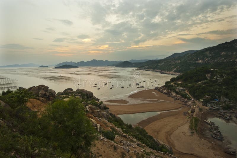 Xiapu Beach of Fujian, China. Stock Photo - Image of coast, boat: 18418184