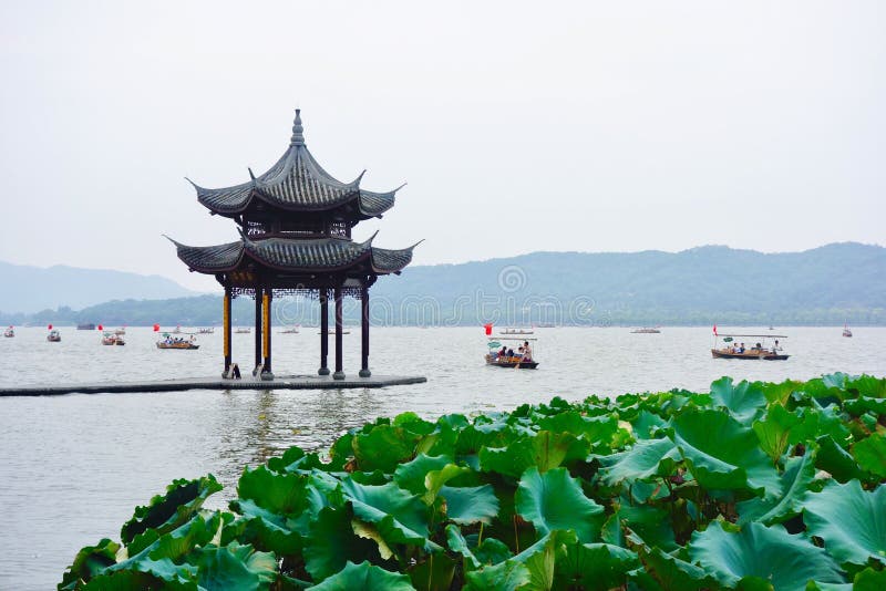 Xihu image stock. Image du marche, tropical, course, paisible - 27333435