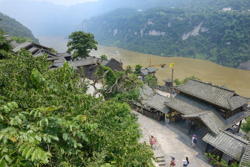 Xiling gorge scenery stock photo. Image of gorge, scenic - 43378584