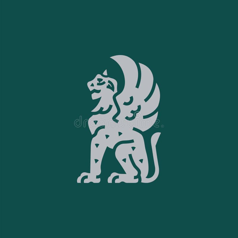 Royal Gargoyle - Icon stock vector. Illustration of emblem - 282355813