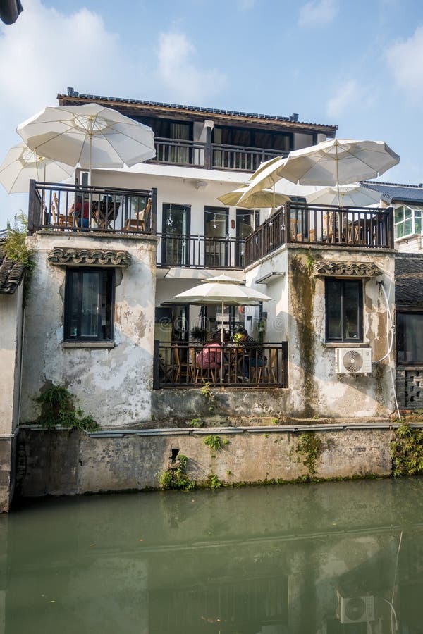 Xinchang Ancient Town in Shanghai, China Editorial Stock Photo - Image ...