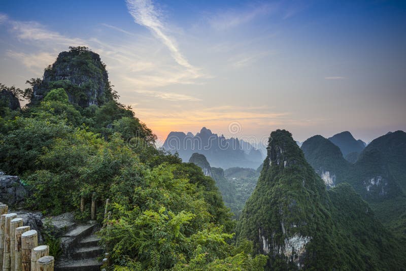 Xingping Landscape stock photo. Image of karst, chinese - 43250722