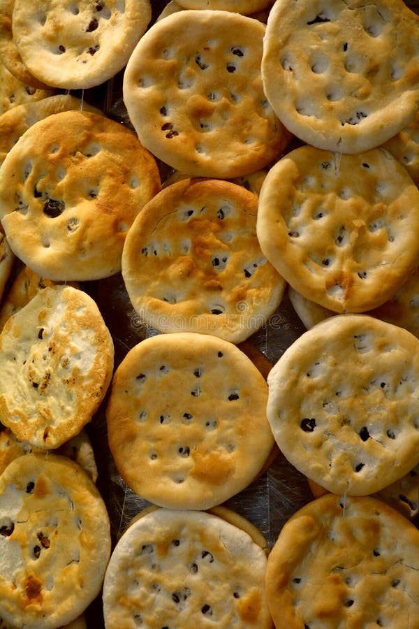 Xinjiang Crusty Pancakes stock photo. Image of bake - 278987472