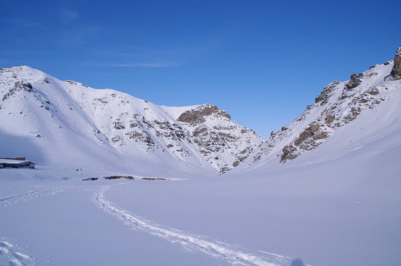 Xinjiang snowland stock photo. Image of china, blue, scenery - 29675756