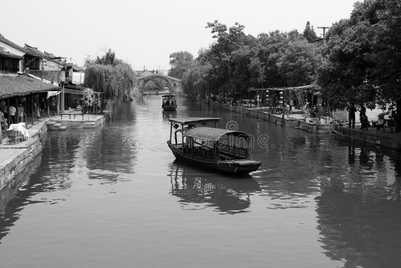Xitang town stock image. Image of river, china, architecture - 9900319