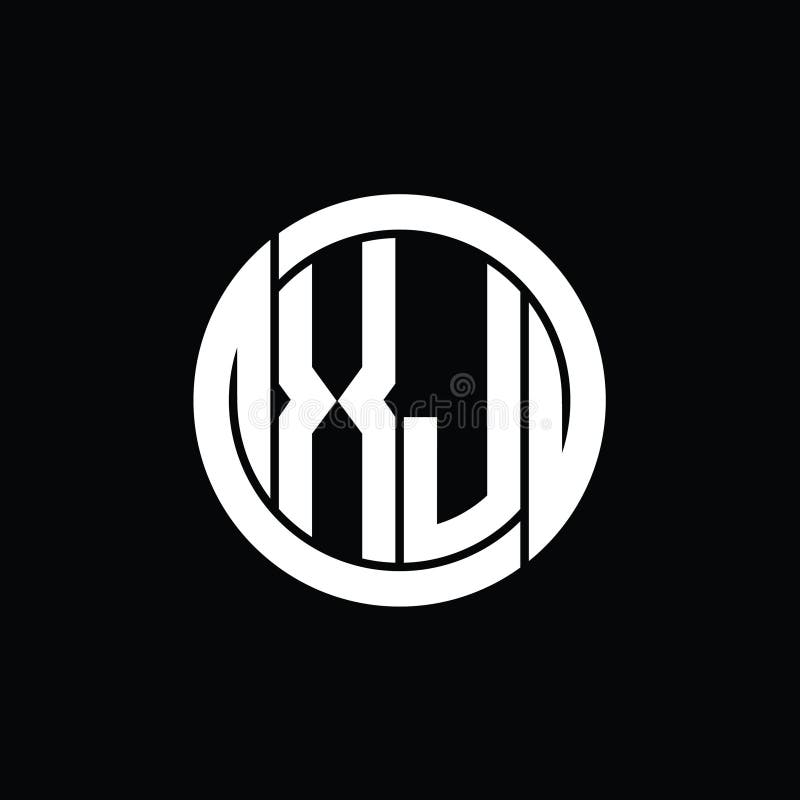 XJ Logo Monogram Shield Inside Circle Shape Vector Images Design ...