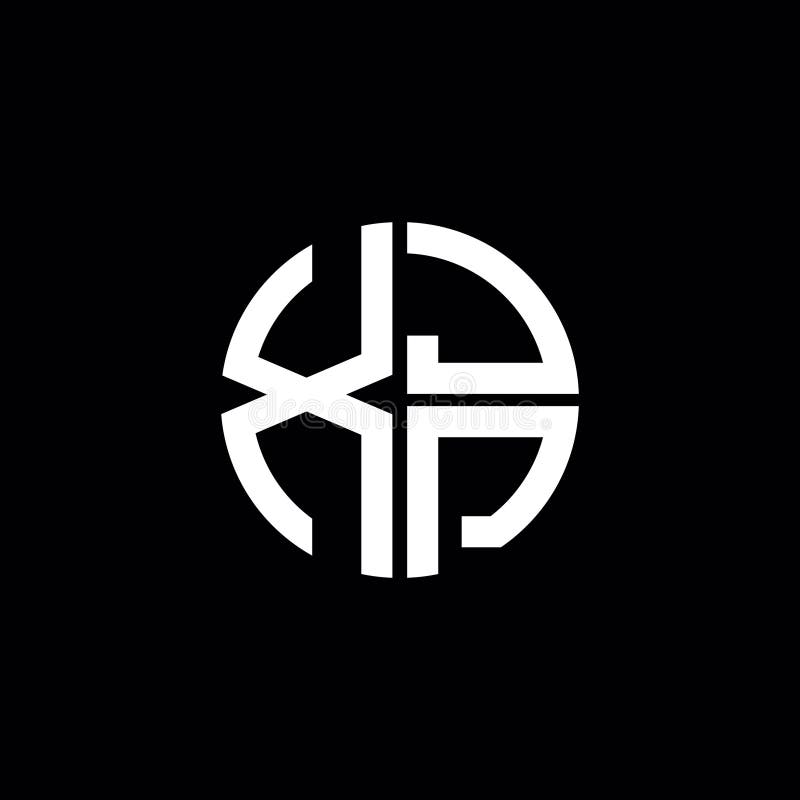 XJP Logo XJP Icon XJP Monogram XJP Letter Minimalist Circle Flat Unique ...