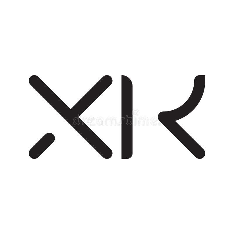 Xk Initial Letter Vector Logo Icon Stock Vector - Illustration of ...
