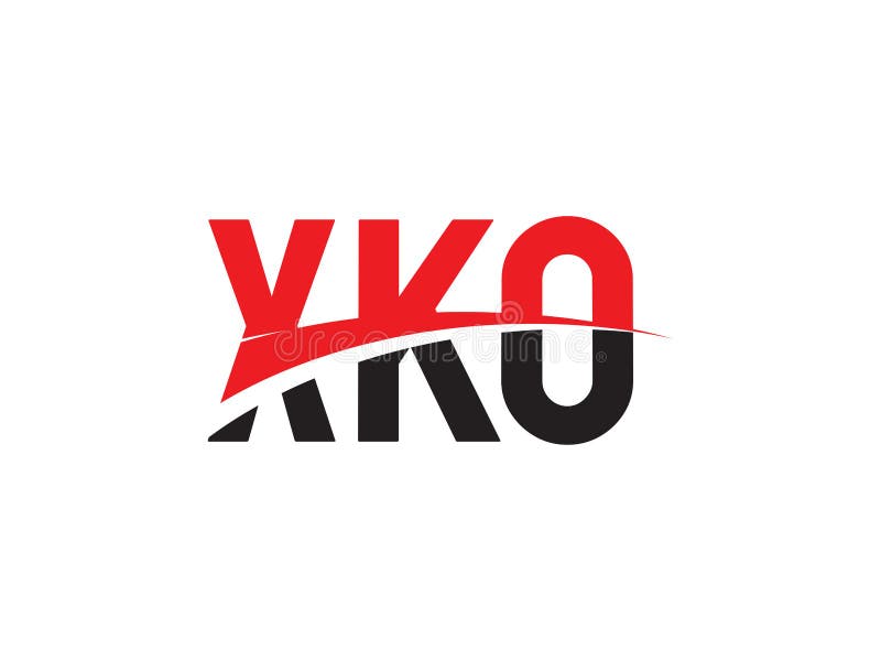 XKO Letter Initial Logo Design Vector Illustration Stock Vector ...