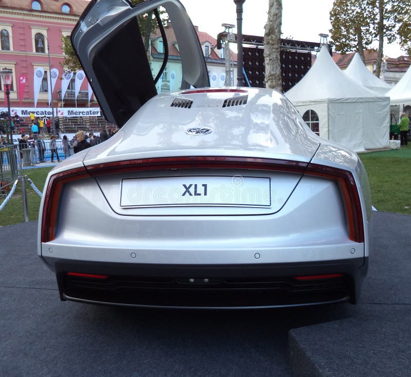 XL1 Concept Car Volkswagen editorial stock photo. Image of trade - 46886183
