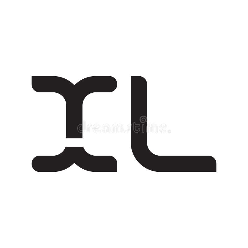 Xl Initial Letter Vector Logo Icon Stock Vector - Illustration of ...