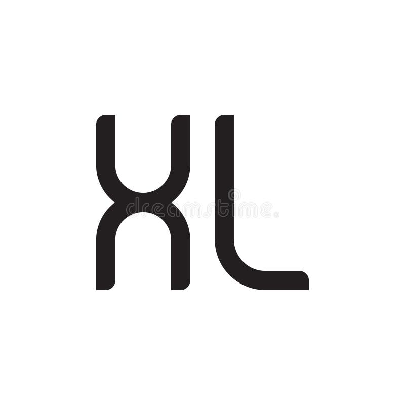 Xl Initial Letter Vector Logo Icon Stock Vector - Illustration of ...