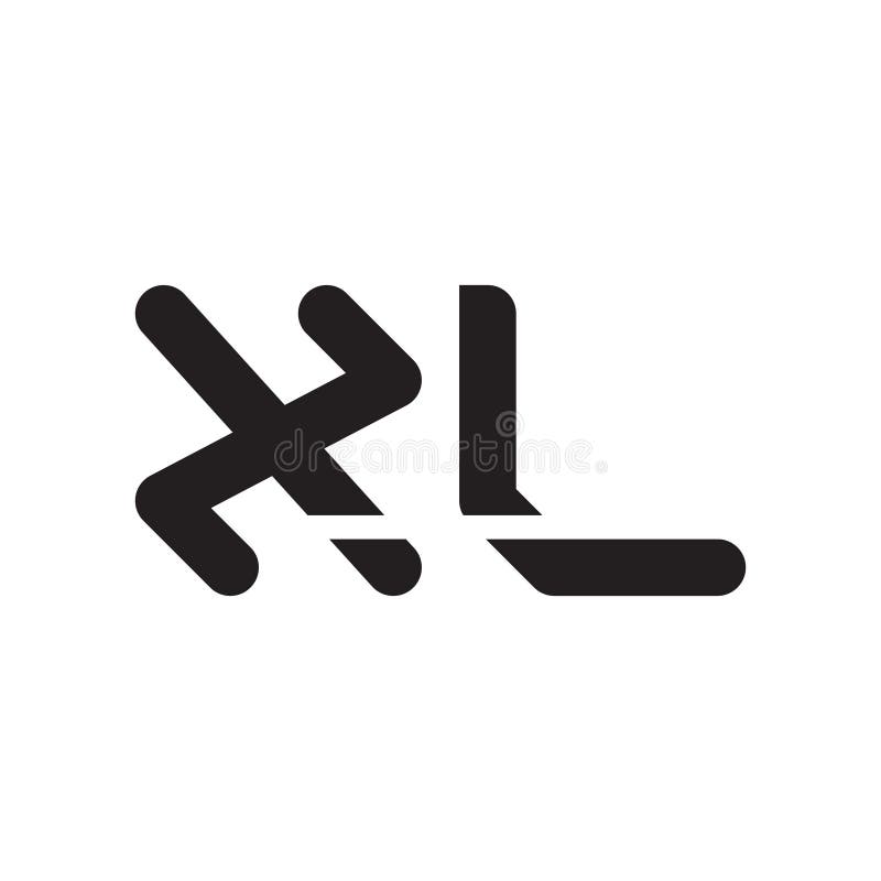 Xl Initial Letter Vector Logo Icon Stock Vector - Illustration of ...