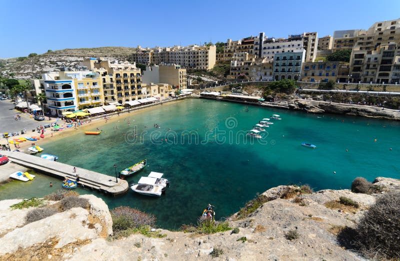 Xlendi, Gozo (Malte) image stock. Image du ville, tourisme - 27687939
