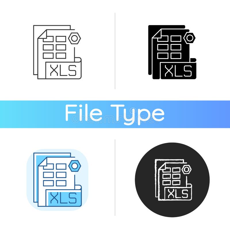 Xls Logo Stock Illustrations – 445 Xls Logo Stock Illustrations ...