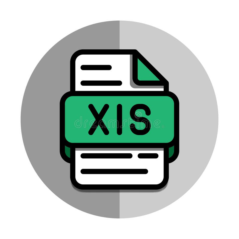 Xls Files Flat Icon. Symbol Document Spreadsheet Icons. Can Be Used for ...