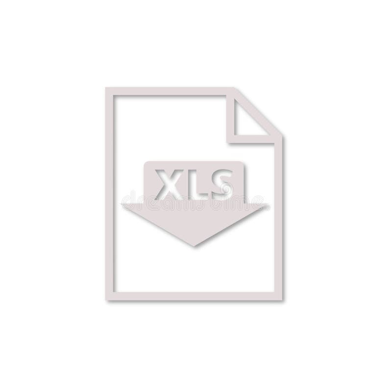 The XLS Icon, File Format Symbol Stock Vector - Illustration of object ... The XLS Icon, File Format Symbol Stock Vector - Illustration of object ...