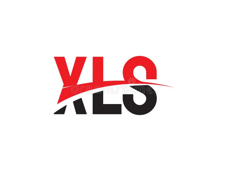 XLS Letter Initial Logo Design Vector Illustration Stock Vector ...