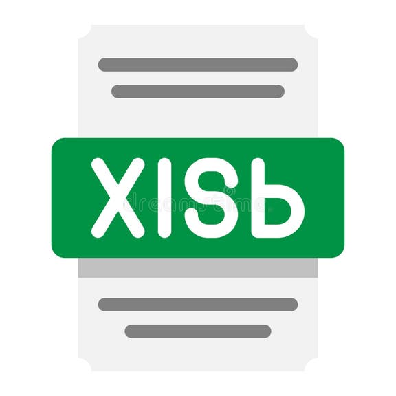 Xlsb Spreadsheet Document Flat Icons, Suitable for Website, Ui and ...