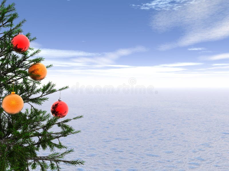 Christmas tree stock illustration. Illustration of holiday - 1448604
