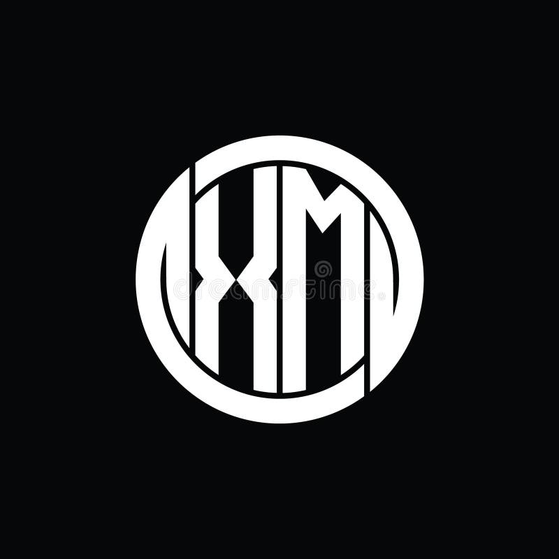 XM Logo Monogram Shield Inside Circle Shape Vector Images Design ...