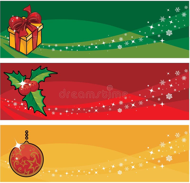 Xmas banner stock vector. Illustration of celebration - 11079636