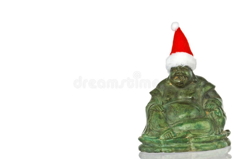 Xmas Buddha stock image. Image of feng, meditate, shui - 6592639