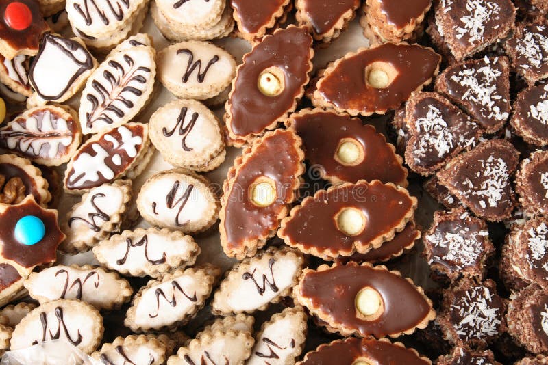Xmas Cookies from Czech Republic Stock Photo - Image of festive ...