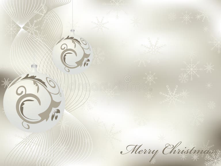 Vector Silver Christmas Greeting Card Stock Illustrations – 22,835 ...
