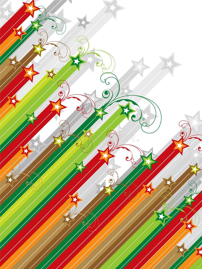 Xmas swirls shooting stars stock vector. Illustration of grunge - 3652864